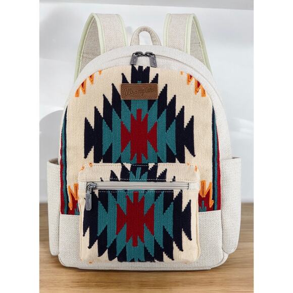 Wrangler | Bags | Wrangler Tan Southwestern Knitted Backpack New In ...